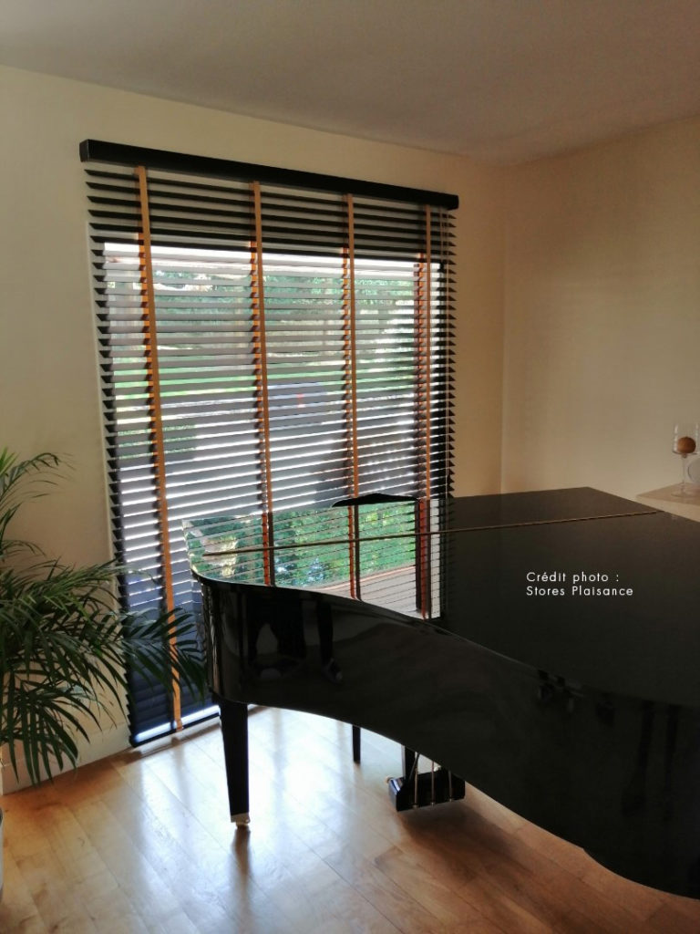 Store vénitien bois sur mesure, store bois - La Vénitienne